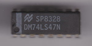 National Semiconductor DM74LS47N BCD-to-7-Segment Decoders/Driver ...